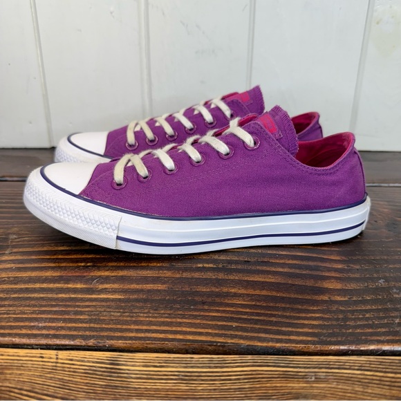 Converse | Shoes | Converse Chuck Taylor All Star Low Purple Womens ...